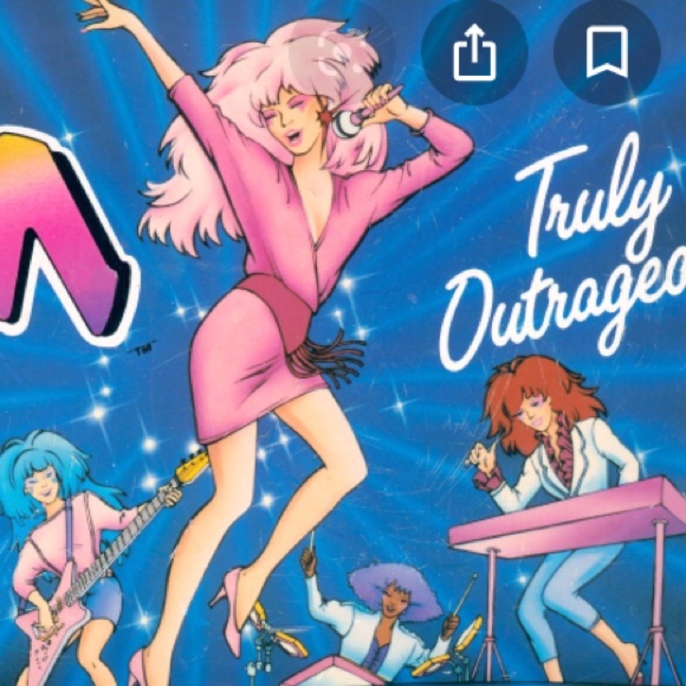 Jem & The Holograms Iso Pink Metallic Dress - Gem